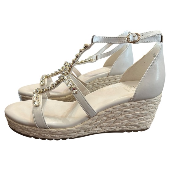 Naturalizer | Shoes | Naturalizer Serena Warm White Espadrille Wedge ...